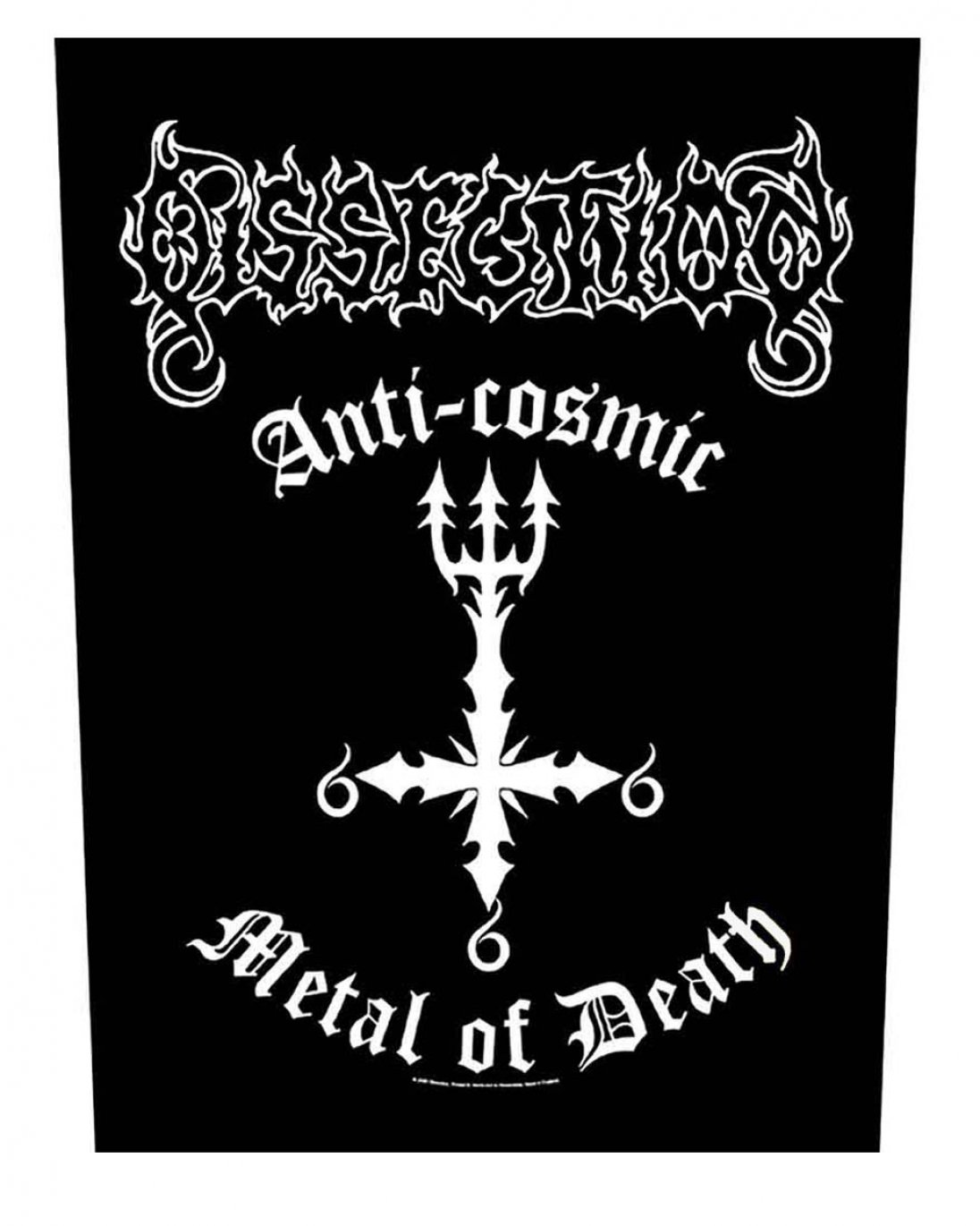 Dissection Anti-cosmic Metal of Death Back Patch